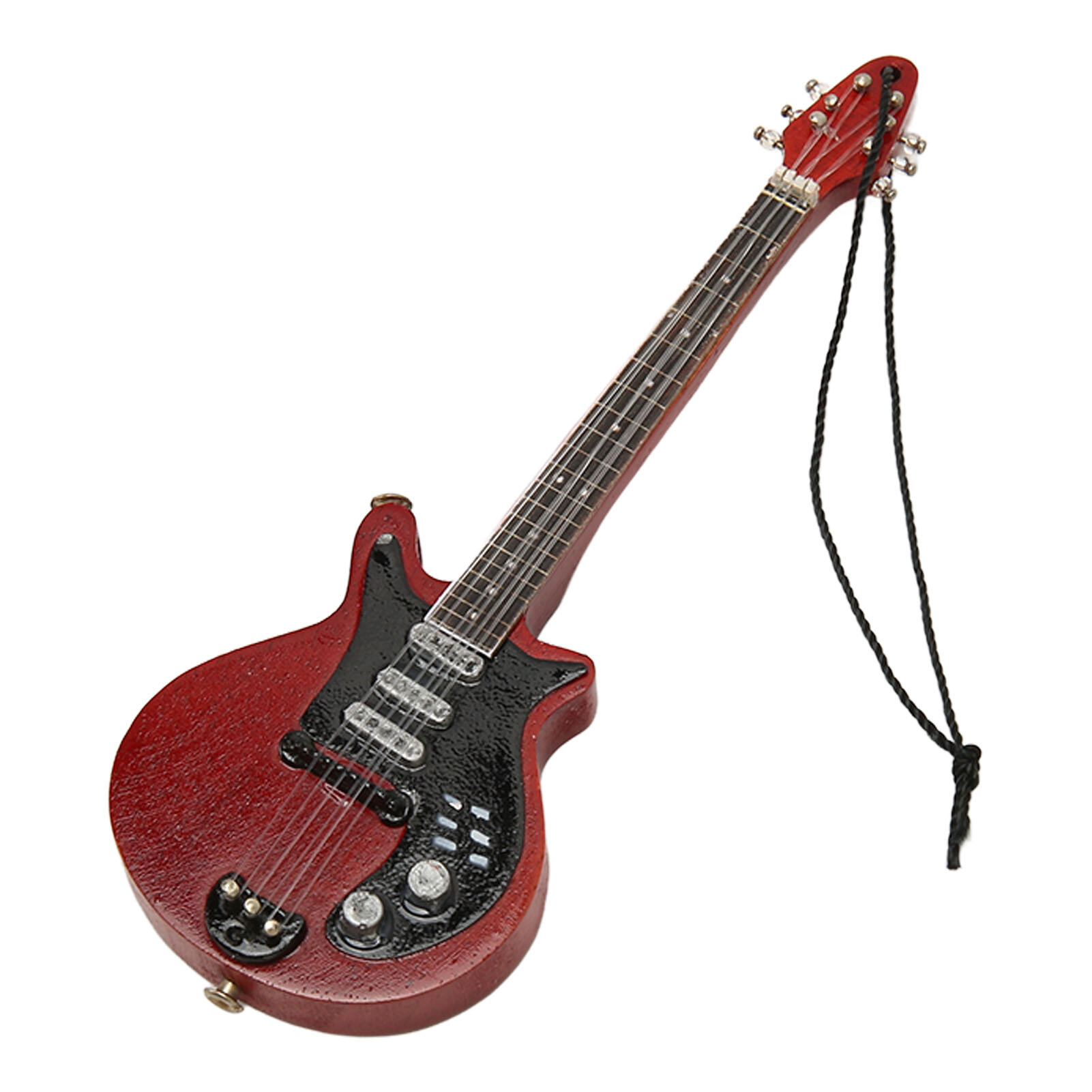 Миниатюрная модель электрогитары, изысканное деревянное украшение для гитары для музыкального фестиваля, украшение для свадебной вечеринки 08