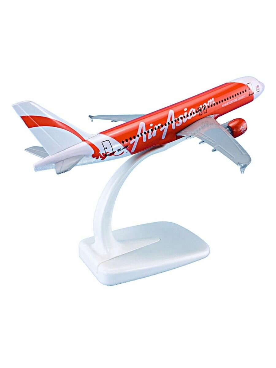 Металлическая модель самолета 16cm A340 Air Asia