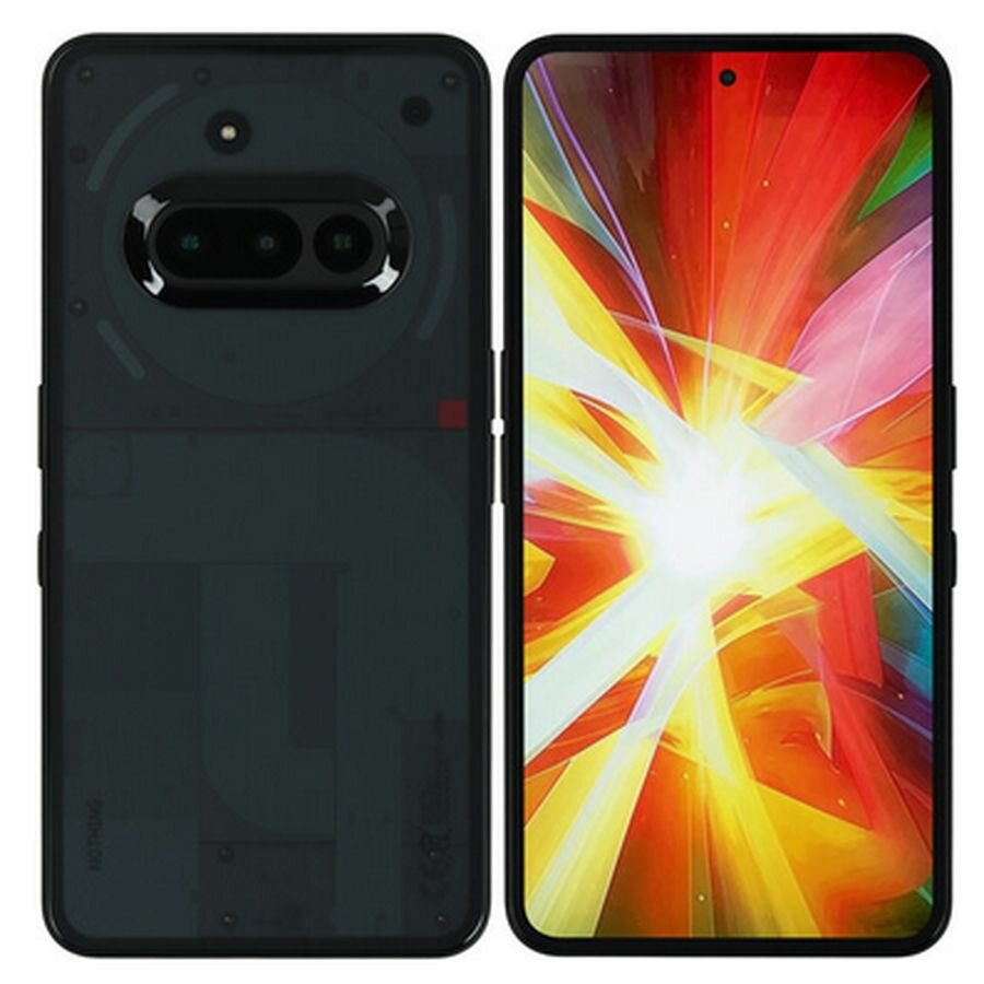 6,77" Смартфон Nothing Phone 3A 8/128 ГБ (PHONE 3A) 2025, черный