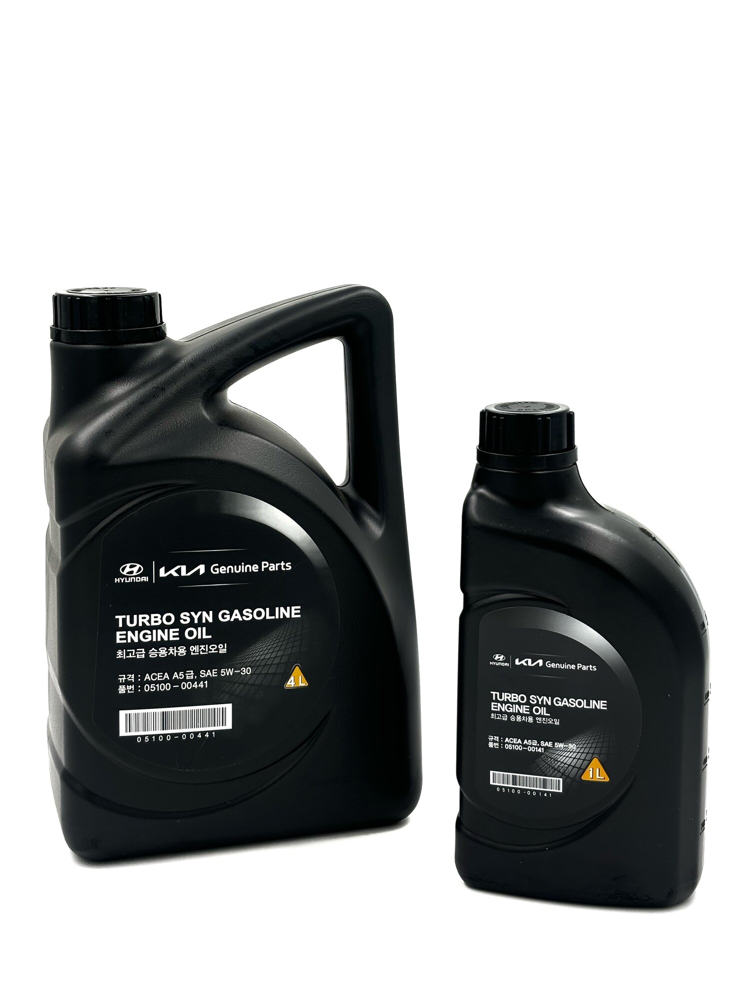 Комплект моторного масла Hyundai Kia Turbo Syn , 4 литра+1 литр, 5 литров