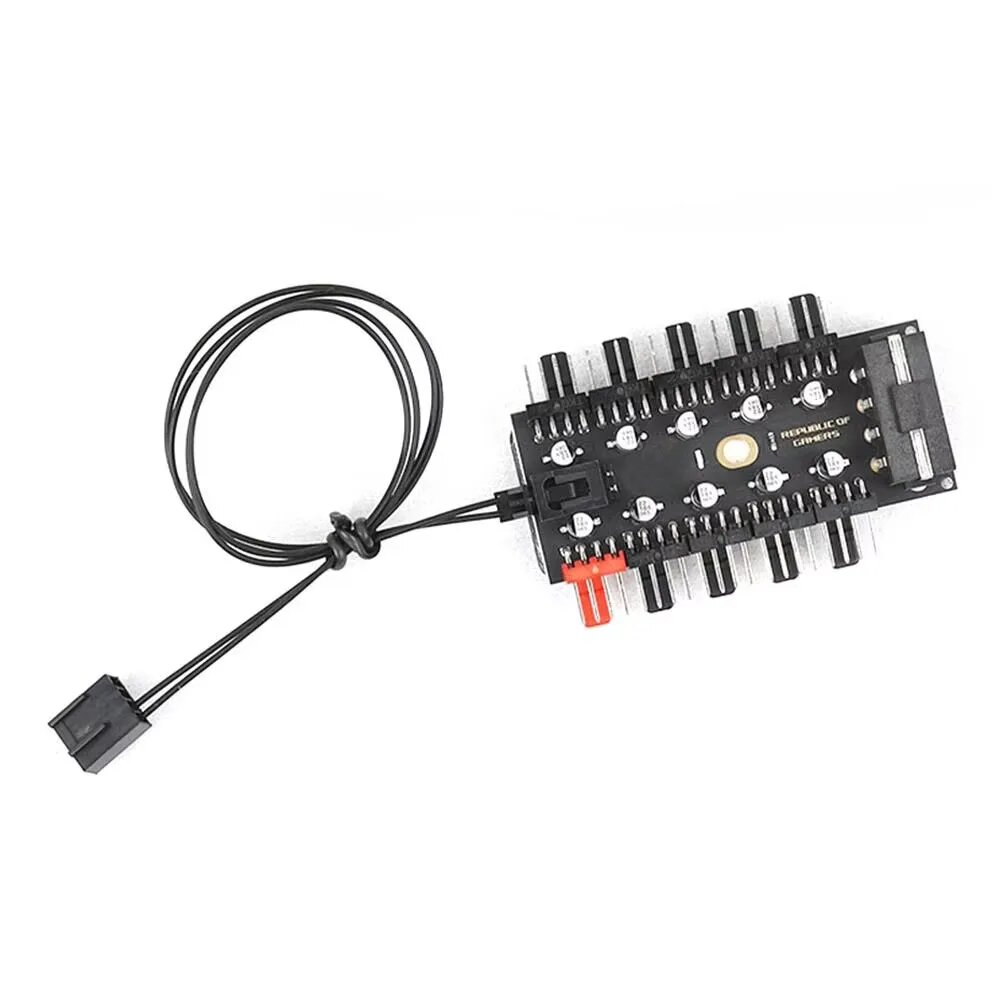 Контроллер вентиляторов TEUCER 1-10 PWM, Цвет: 1pc 4D