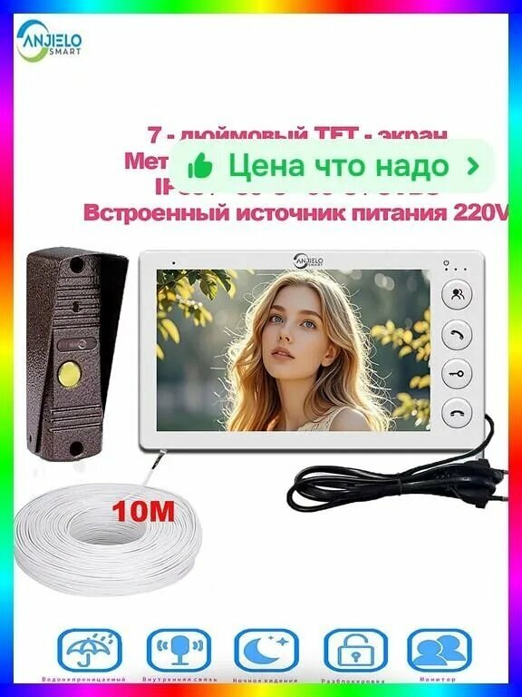 Комплектующие для установки видеодомофонов дома-Комплектующие для монтажа домофона