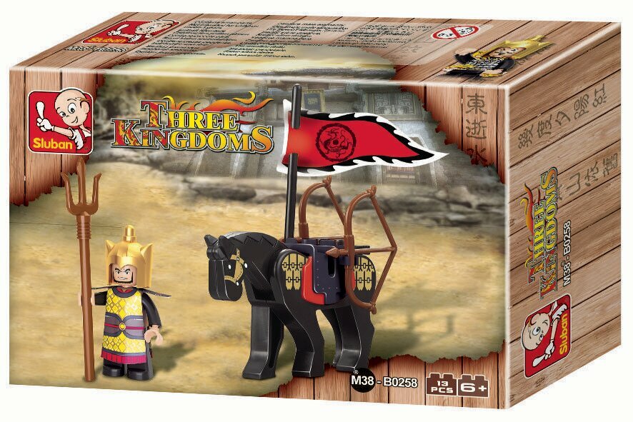 Sluban Конструктор Королевский всадник, 13 деталей, в коробке .