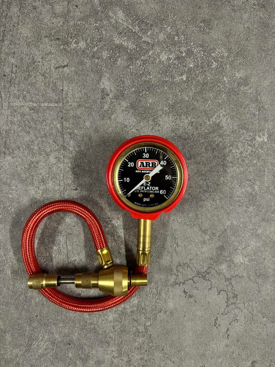 Дефлятор ARB PSI Gauge, механический, с манометром, с чехлом