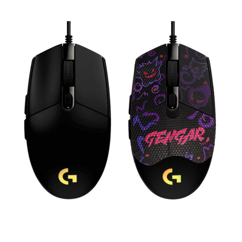 Игровая мышь Logitech G102 2 проводная, черная, с RGB Flow, легкая, сенсор 8000DPI, антискользящие с