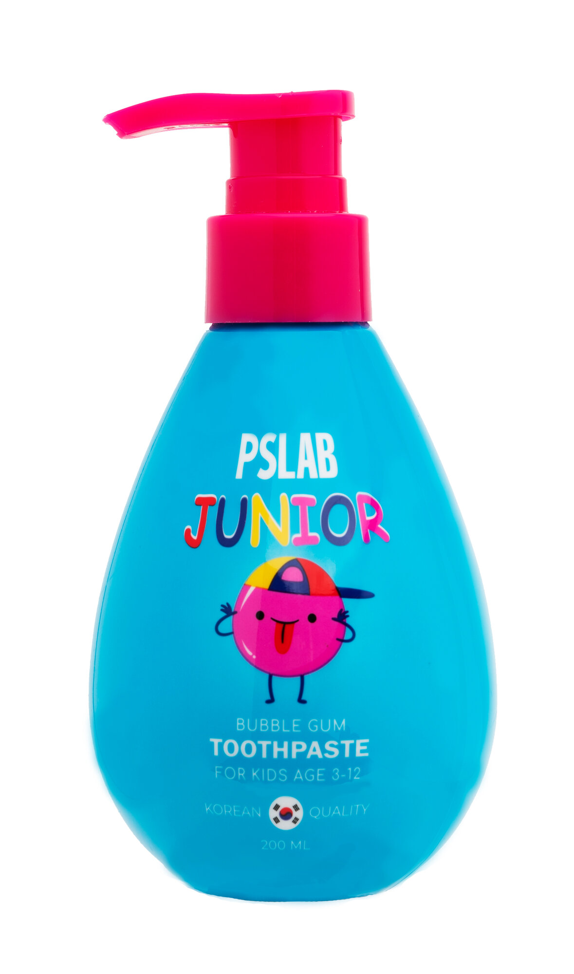 Зубная паста детская PSLAB JUNIOR со вкусом бабл-гам, 200мл