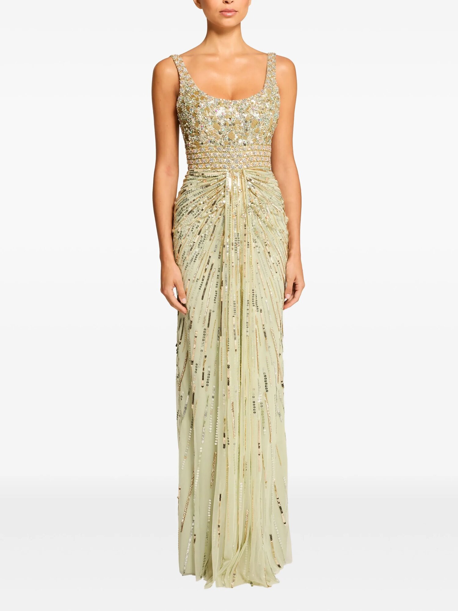 Платье Jenny Packham Elixir, размер 10, green — фото 1