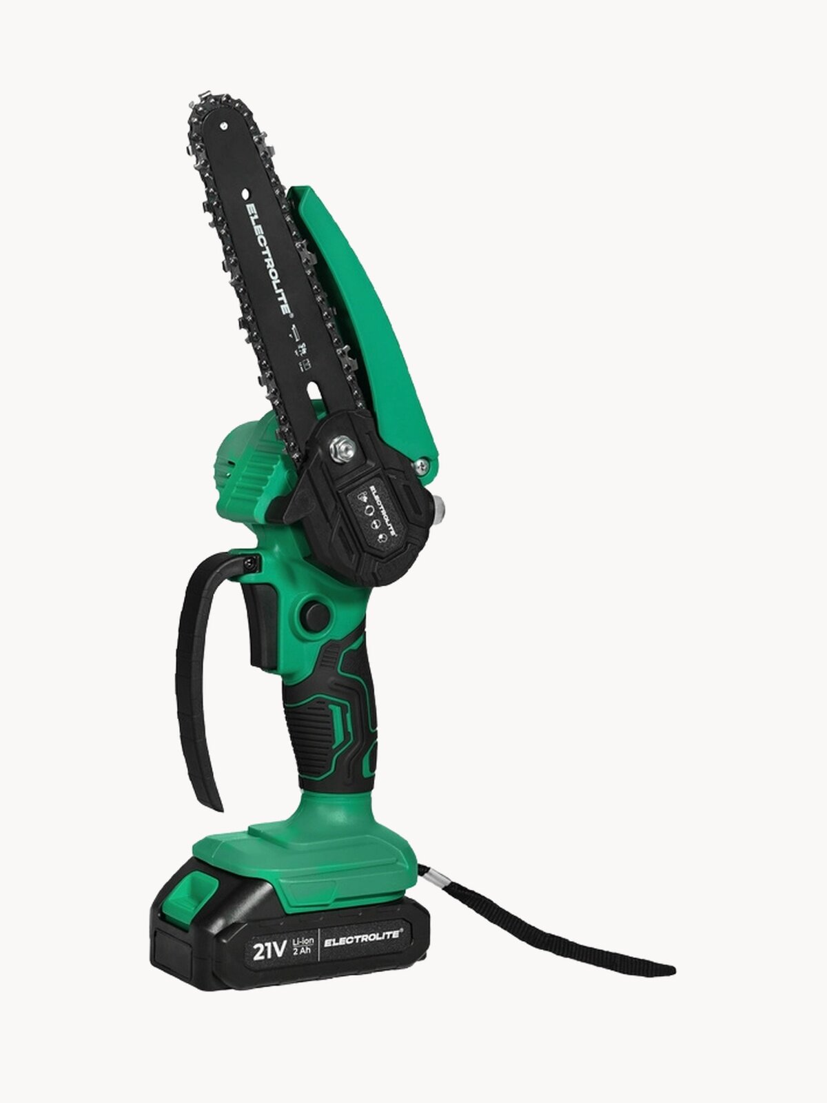 Аккумуляторная цепная пила Бесщеточная Electrolite CSA21V6BL, 21В, 2 АКБ 2Ам/ч, В кейсе