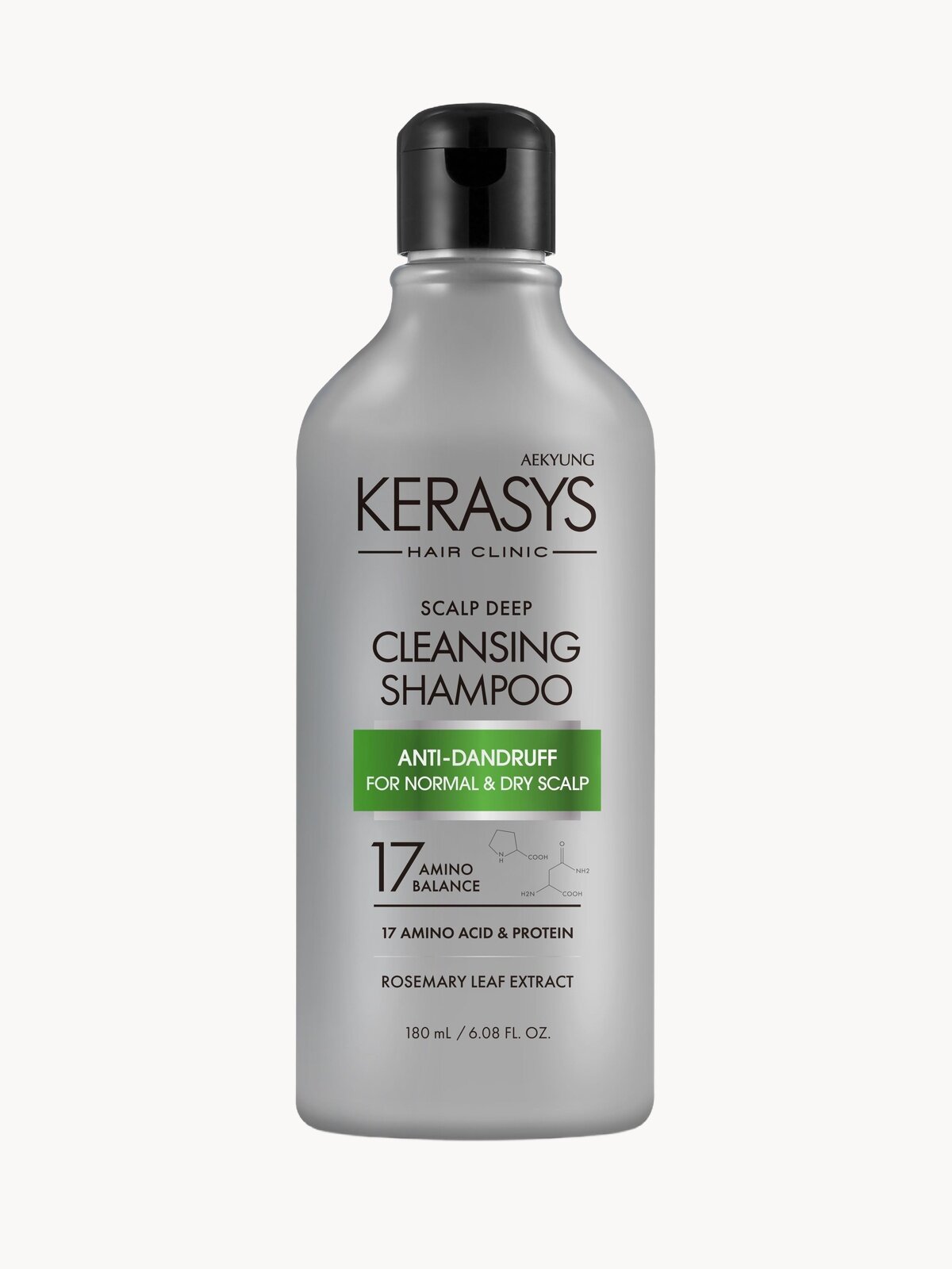 Kerasys Лечебный Шампунь от перхоти для сухих и нормальных волос 180 мл, Корея