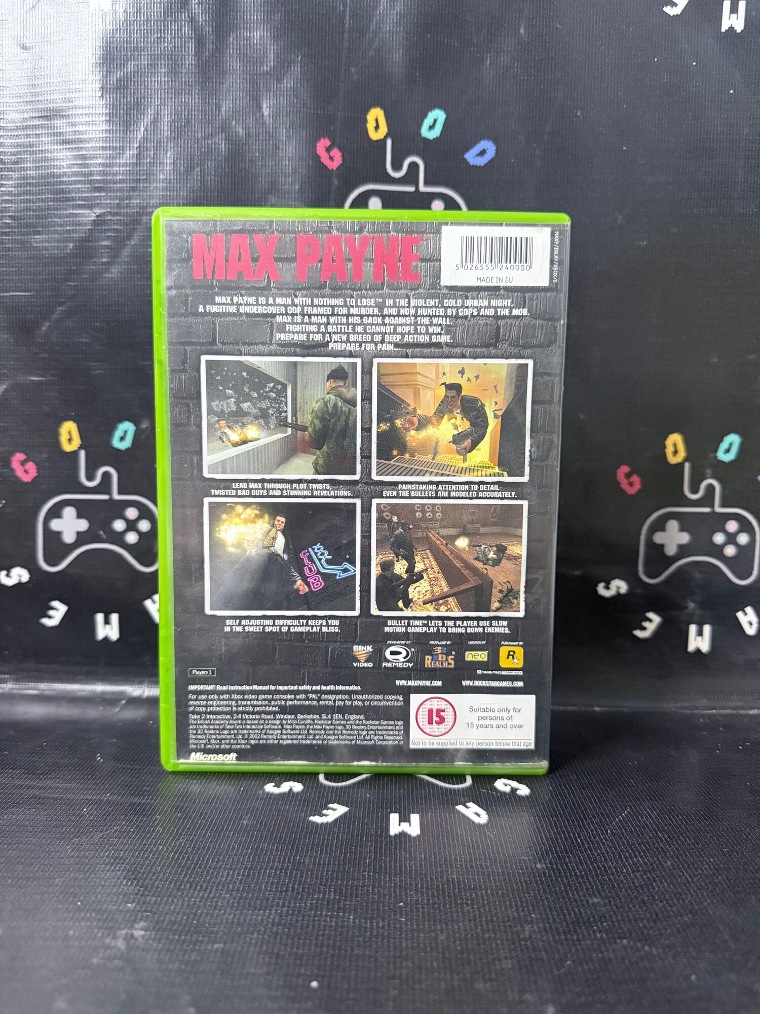 Игра Max Payne xbox original/360/One/Series — фото 1