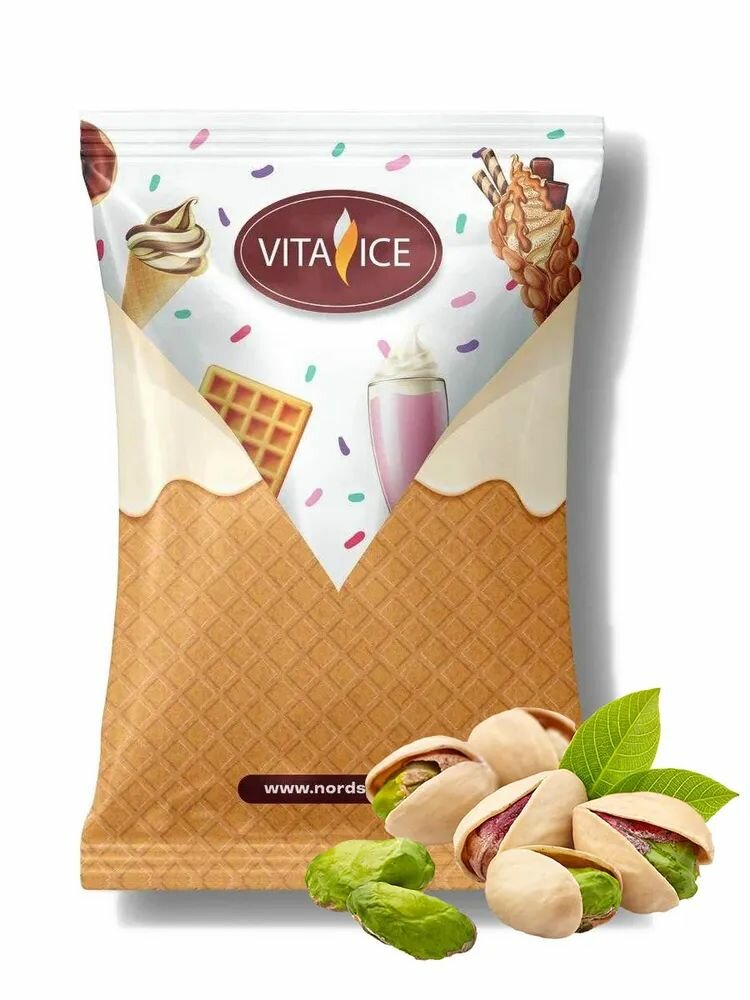 Основа для коктейлей и мороженого Vita Ice Премиум фисташка, 2 кг (2 пакета)