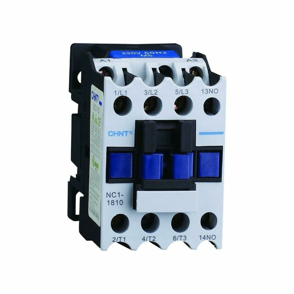 Контактор NC1-1810 18А кат. 230В AC 1НО AC-3 (R) CHINT 221545