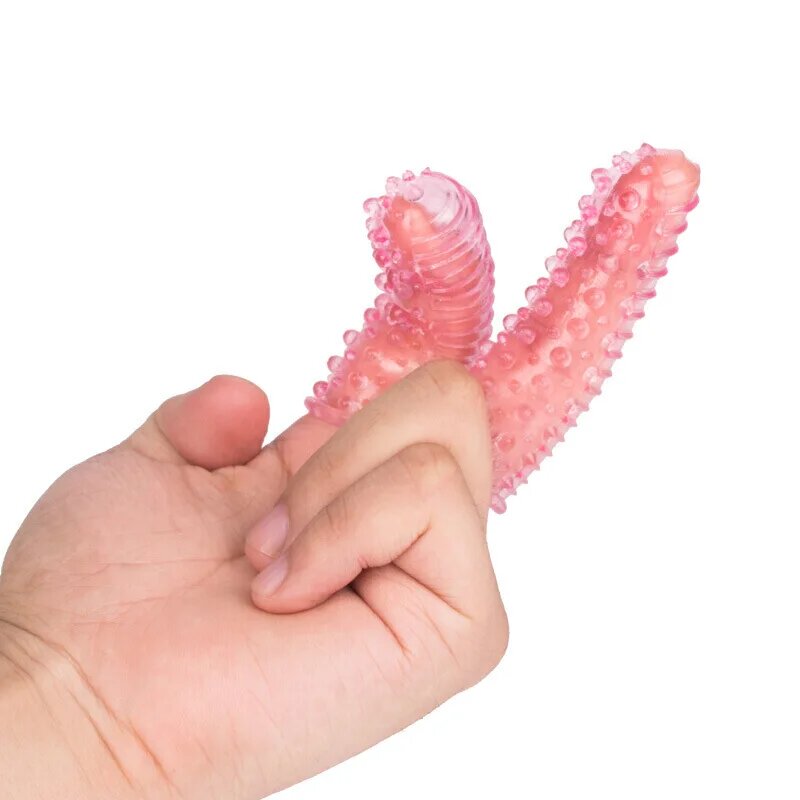 Палец пенис рукав презерватив многоразовые насадки на пенис кольцо влагалище стимуляция массаж интимные игрушки для женщин для лесбиянок, эротический игрушки pink-b