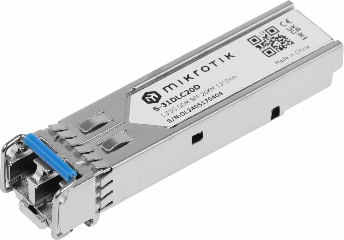 Модуль MikroTik S-31DLC20D Single Mode Dual LC 20km OEM