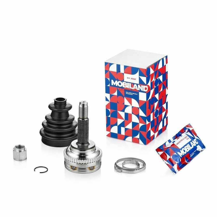 MOBILAND 603100201 ШРУС наружный передний для а/м CHEVROLET AVEO седан (T200), AVEO седан (T250, T255) [с кольцом ABS]