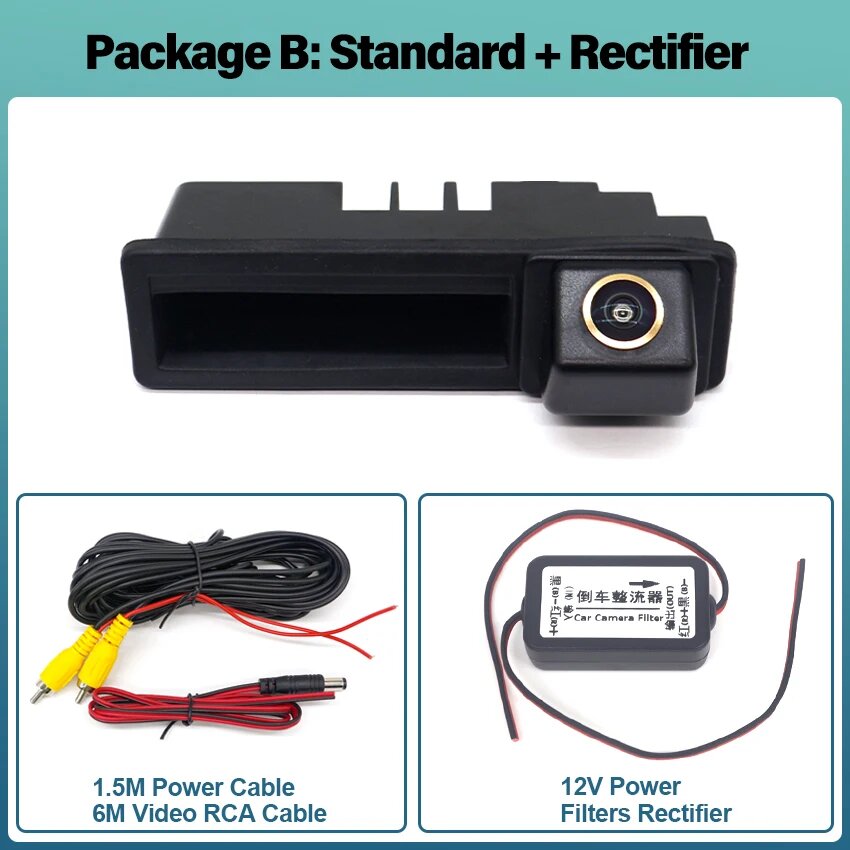 Автомобильная камера заднего вида HD для Audi A6 C6 4F S6 RS6 Q7 4L 2005 ~ 2015 HD Camera Rectifier