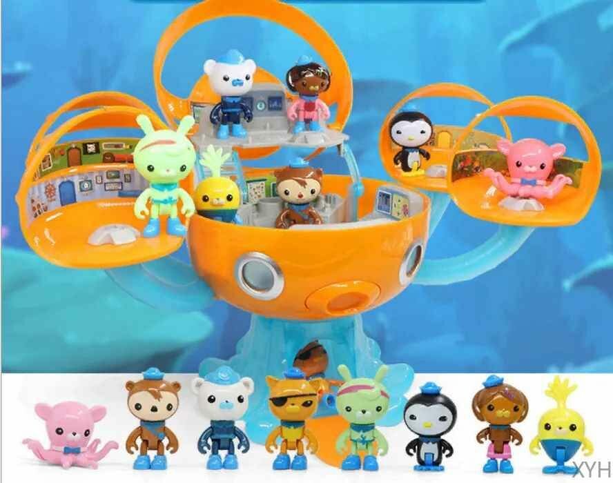 Игровой набор Подводная база Октонавтов + 8 фигурок героев из мультфильма, Octonauts Octopod. Октопод