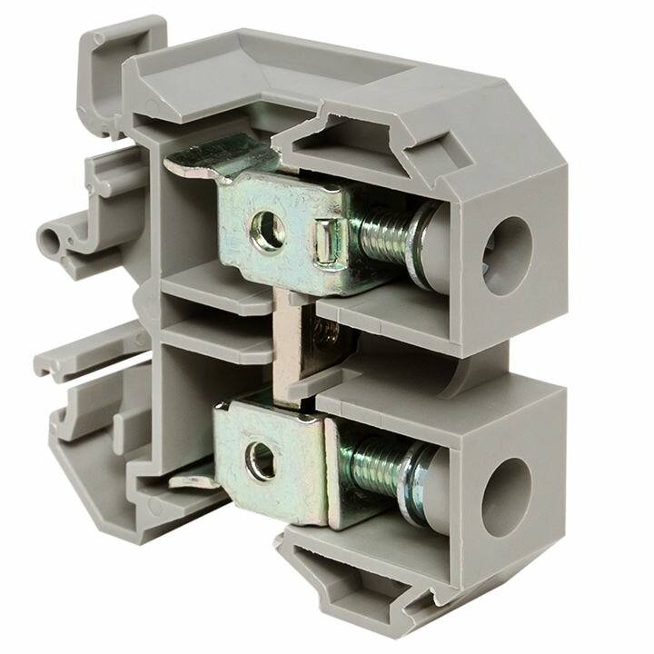 Клемма винтовая EKF JXB-35 мм2, цвет серый, медная