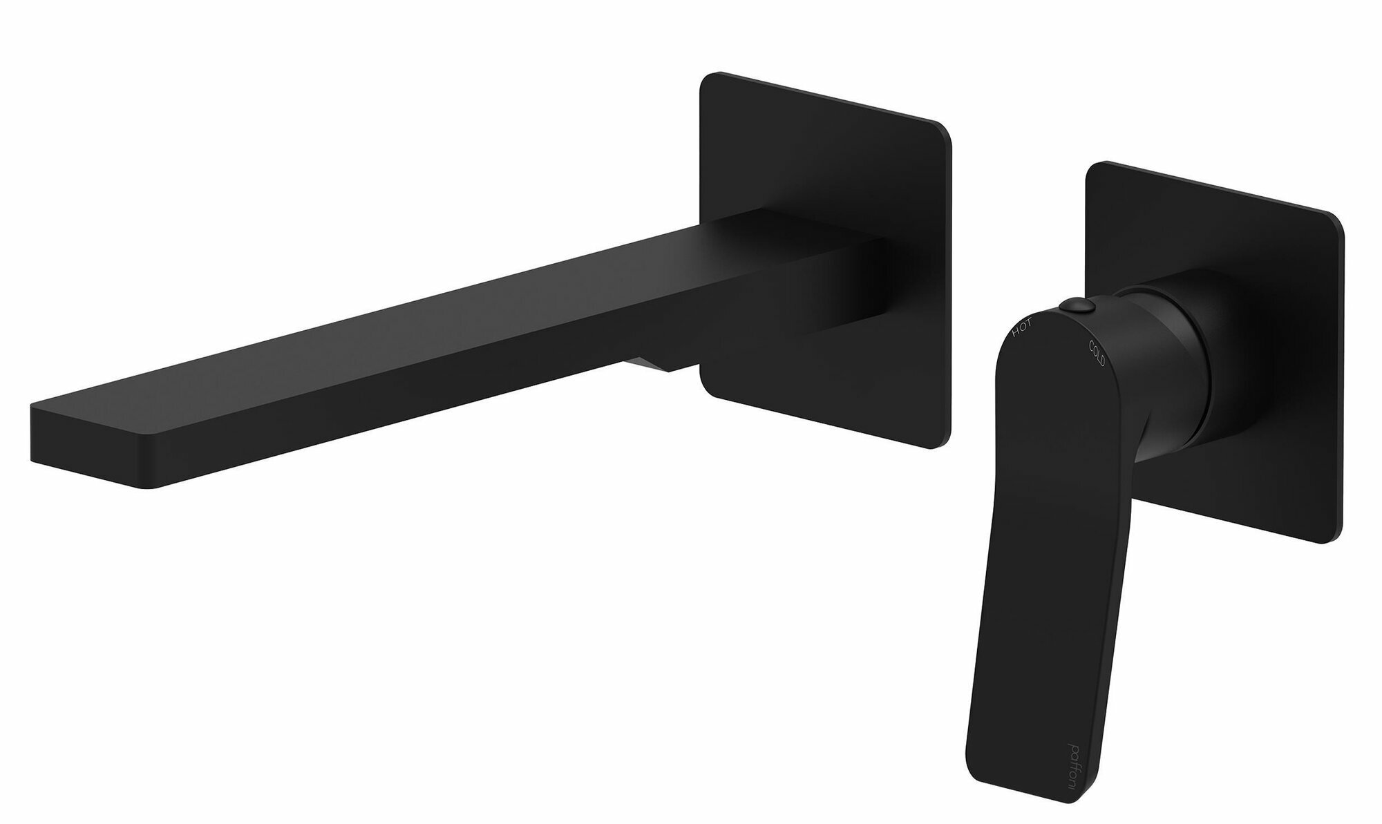 Смеситель для раковины Paffoni Tilt TI105NO70 черный матовый, рычажное управление, латунь