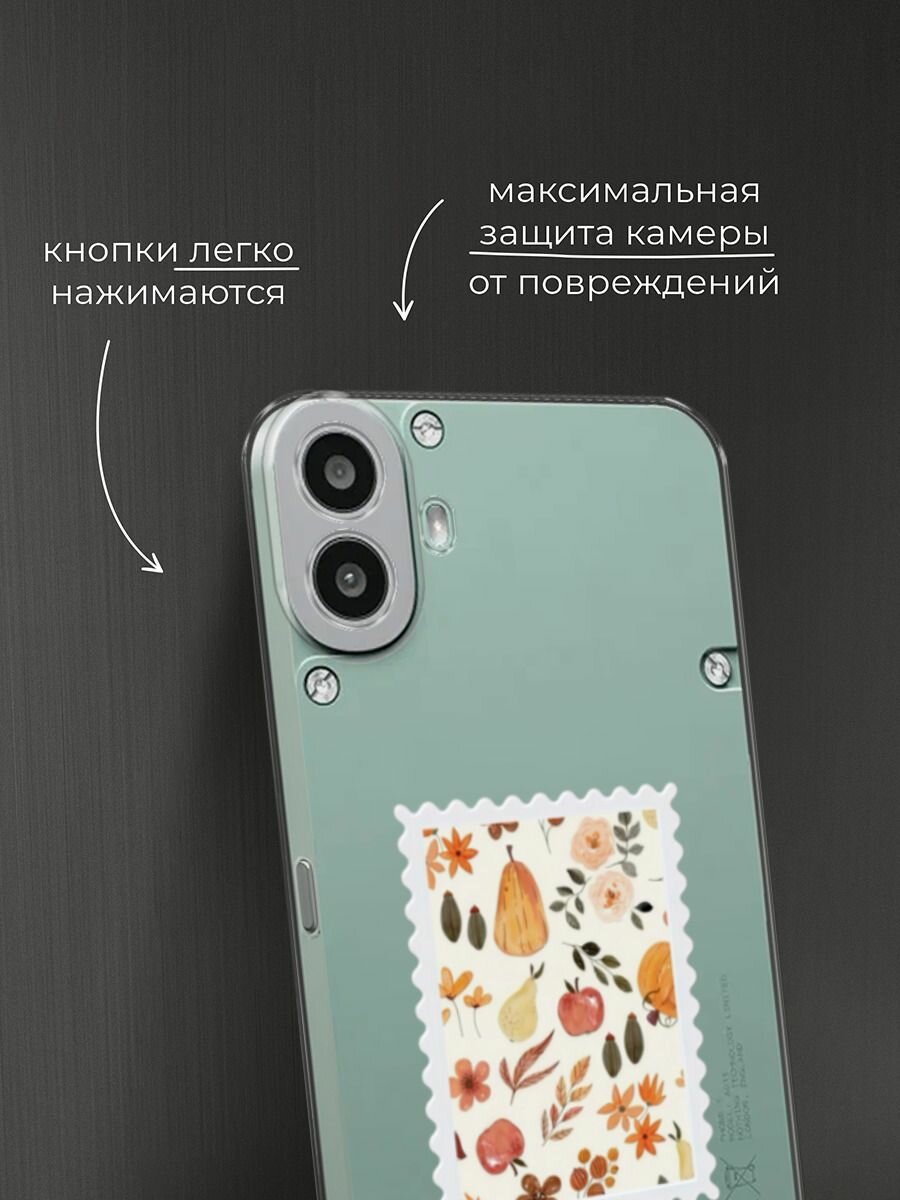 Силиконовый чехол на CMF Phone 1 / CMF Фон 1 с принтом Уютный сезон — фото 1