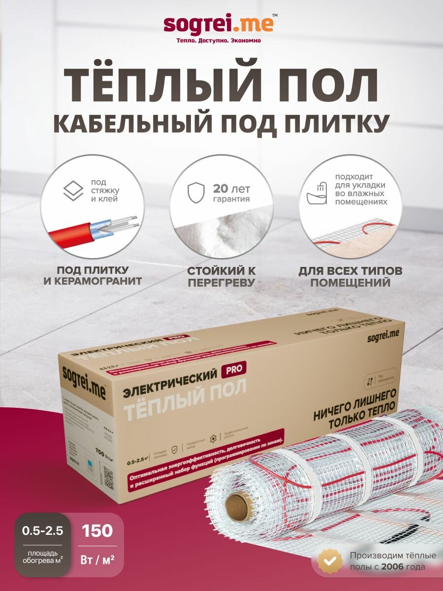 Комплект теплого пола