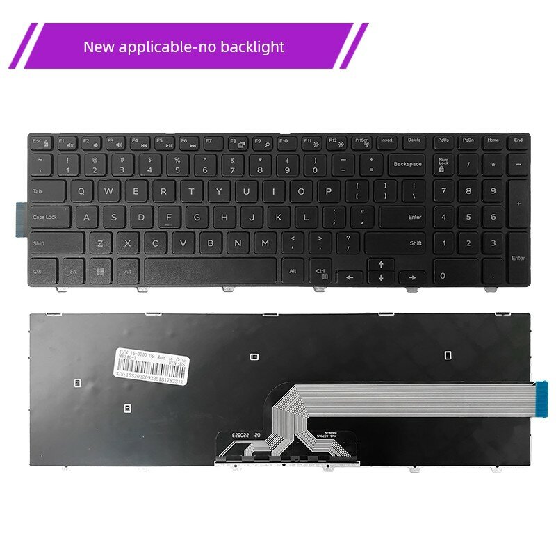 Подходит для клавиатуры Dell Vostro15-3562 3546 3559 3565 3549 3558 3572 3578 Абсолютно новая, совместимая модель. Без