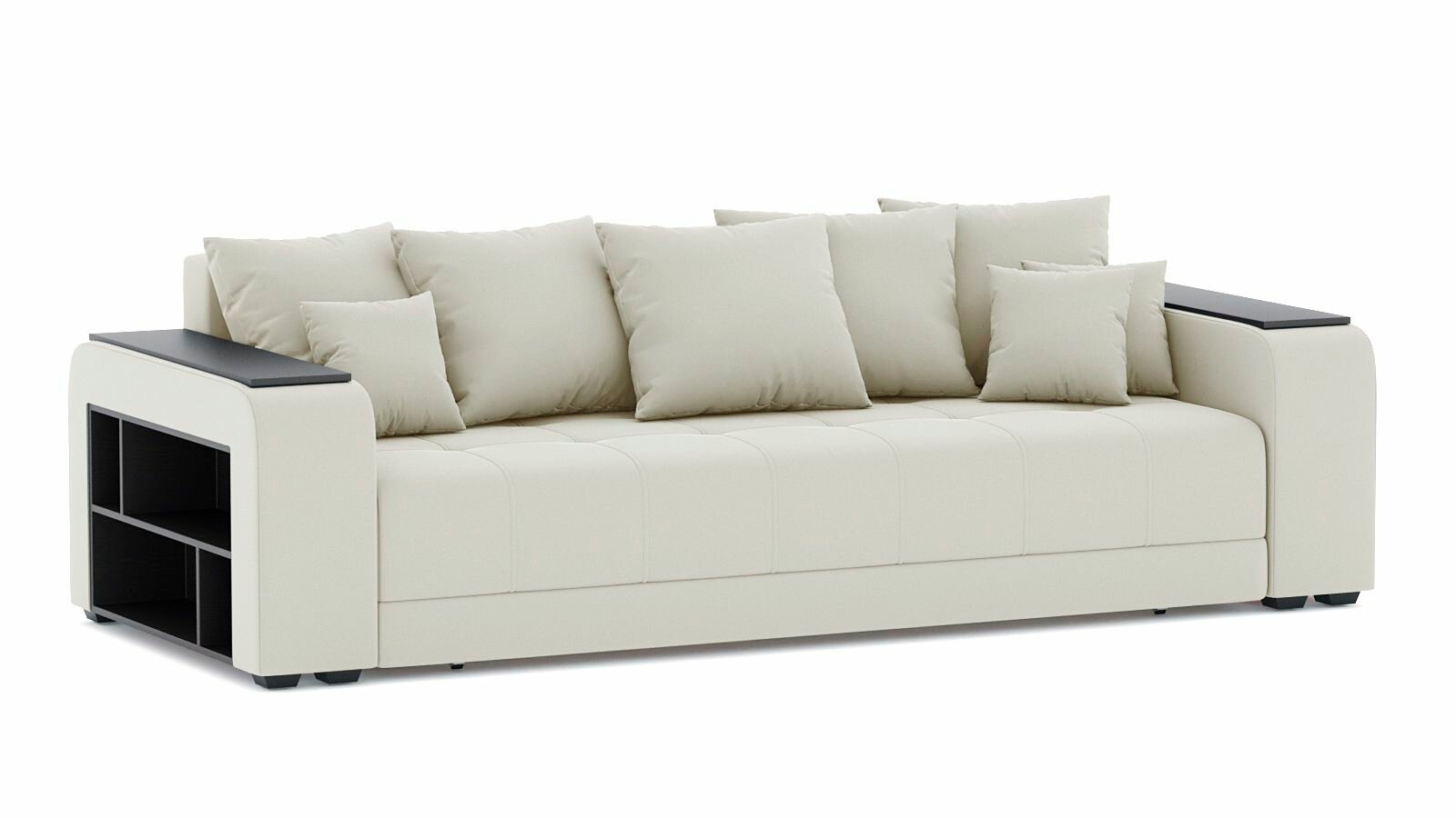 Диван - кровать Дубай, еврокнижка, пружинный блок, 260*80*110, велюр Зара Крим