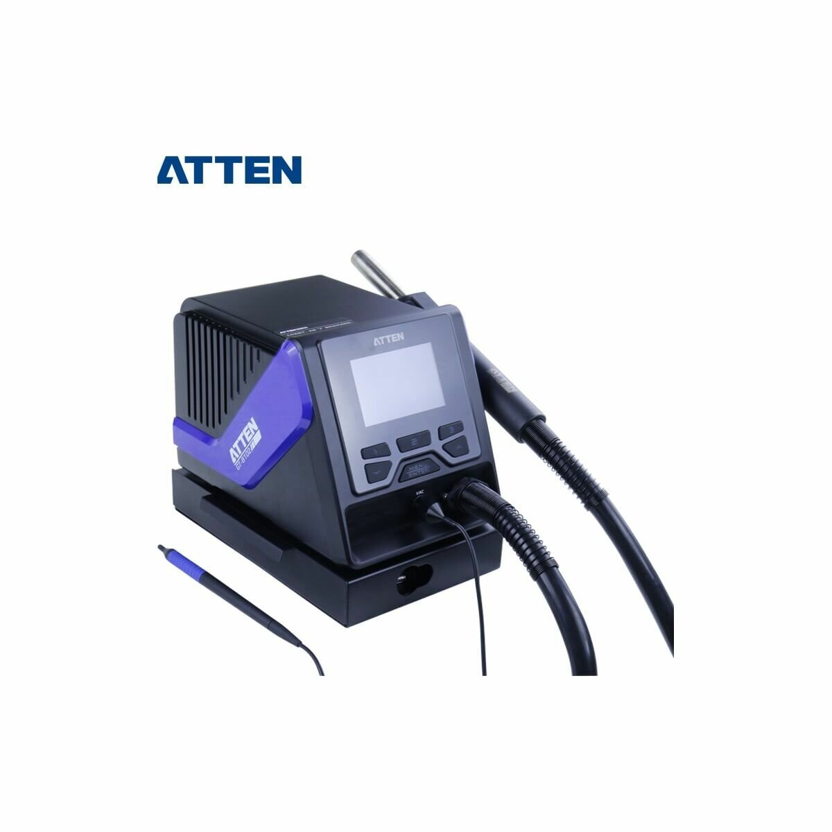 Паяльная станция Atten GT-8102 термовоздушная 230В(1000Вт), двухканальная, ваккумный манипулятор