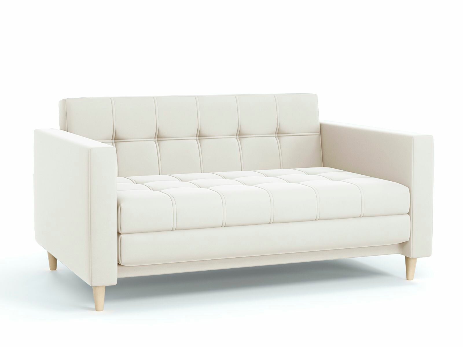 Диван - кровать Квадро, трехсекционная еврокнижка, 160*85*85, велюр Зара Крим 02