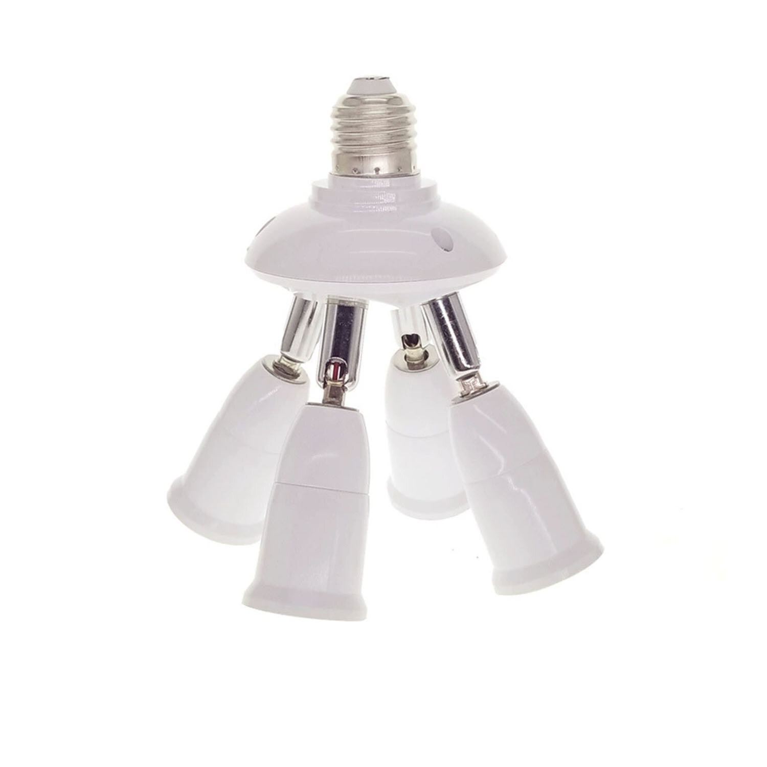 Адаптер под держатель лампы 11-8863, 880Вт, розетка E27, одиночная единица, материал огнестойкий ПК, цвет как показано, габариты как показано, номинальное напряжение 220В, номинальный ток 3А, мощность 60Вт на розетку, напряжение 90-240В