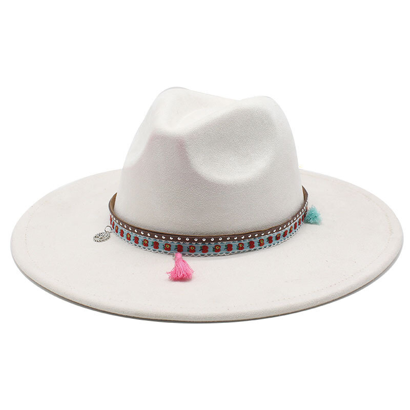 Многоцелевая Джазовая шляпа черная 2025 Унисекс Осень Защита от солнца Шерсть / MOM-013