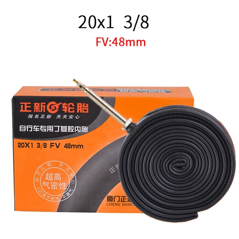 Трубки CST для BMX 20 дюймов черные Черный, 2x 20x1 3 8 48 FV