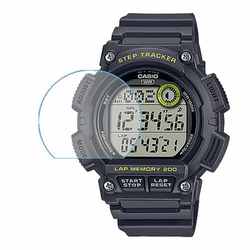 Скрин Мобайл защитный экран для часов Casio WS-2100H-8AV из нано стекло 9H