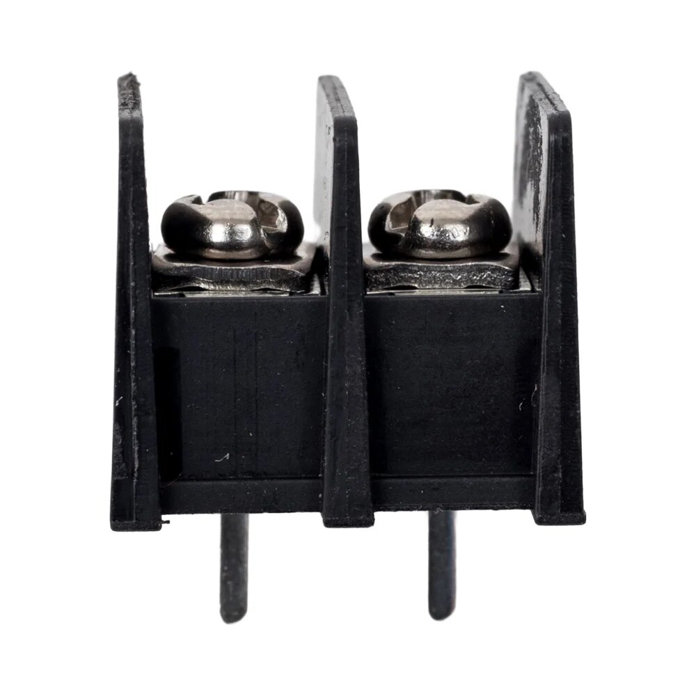 Клеммник KEEN SIDE KSE-25C-B-02P (упаковка 100 шт.), 131636 медный клеммный блок с изоляцией, монтаж на плату, черный