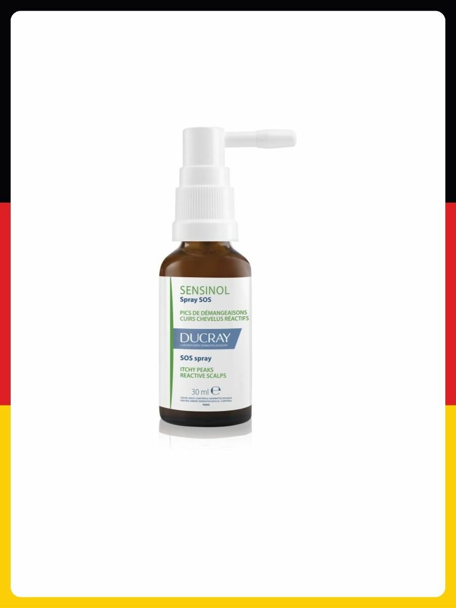 Спрей для ухода за волосами Ducray Sensinol SOS spray soothing spray for scalp irritation and itching, 30 мл