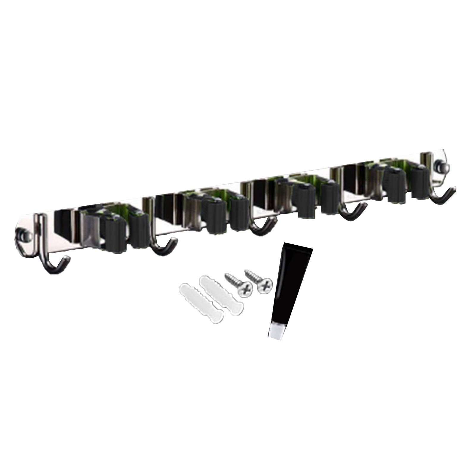Панк без удара на стене Mop Broom Holder 4 Clips 5 крюч