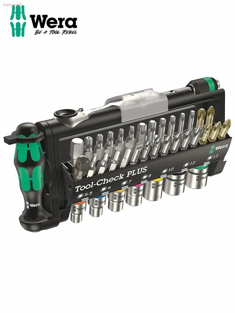 Wera 05056490001 Tool-Check PLUS 39 шт. Крепежные винты сменные точные стальные сверла комбинация