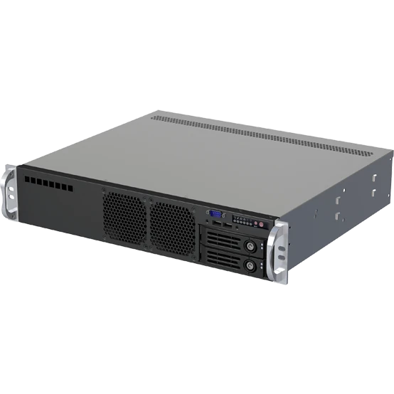 Ablecom CS-R27S-05P 2U chassis; ATX, Micro-ATX, Mini-ITX MBs; 2 x 3.5'hs + 2 x 3.5' internal + 1 x 2.5' internal; fl