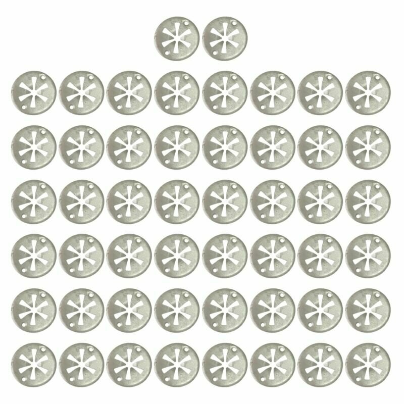 (1 набор, 50 шт.) Металлические клипсы с шайбами для теплоизоляции VW HG95