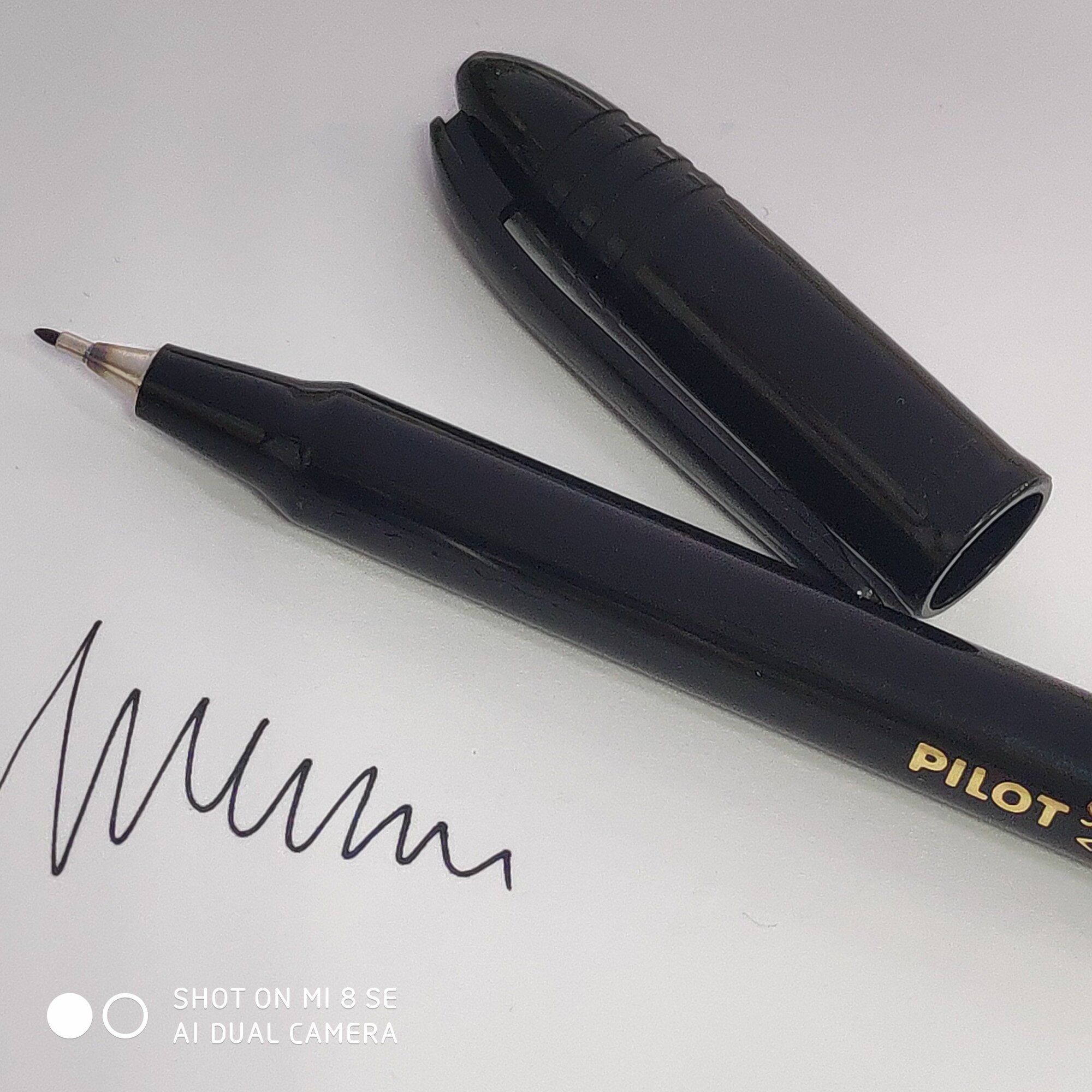 Маркер перманентный 0.4 мм Pilot SCAN-UF-B.