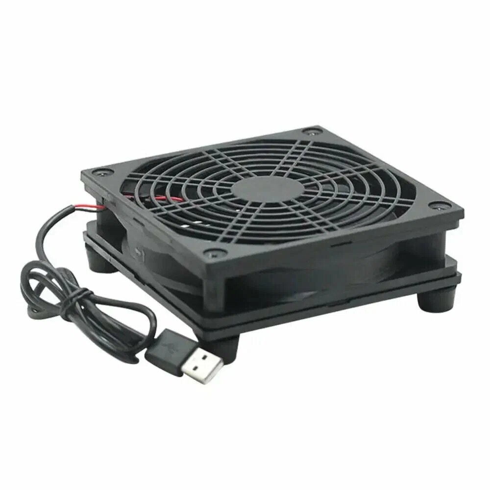 Охлаждающая подставка для роутеров Generic E06-15 С венитилятором 120мм, питание USB