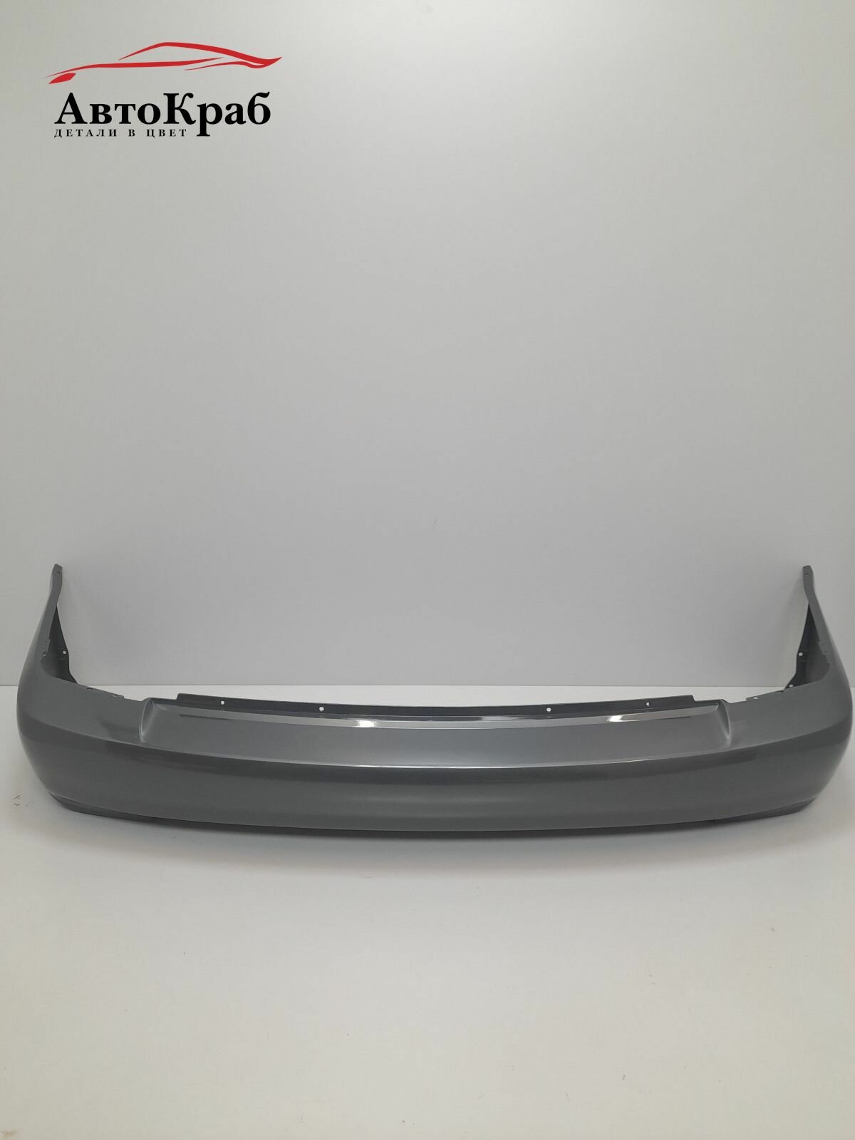 Бампер задний в цвет для Хендай Акцент 1999 - 2012 г. S02 - серый замок