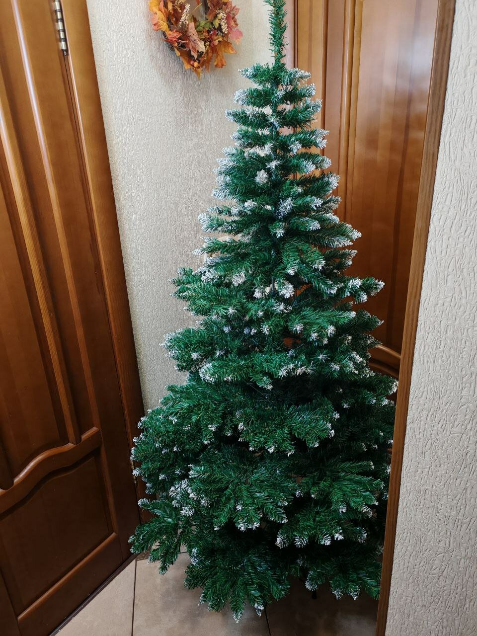 Елка (ель) искусственная, 150 см, ПВХ, новая, заснеженная, новогодняя Ель