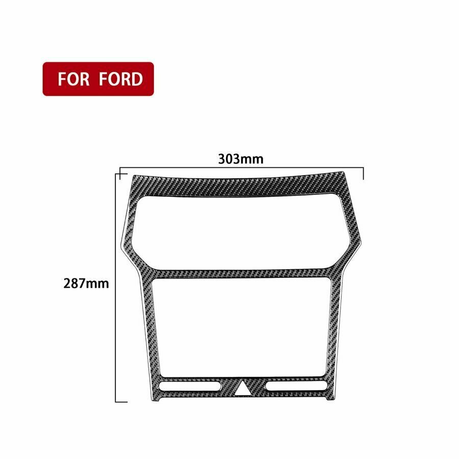 Отделка Рамы Приборной панели Из Углеродного Волокна Для Ford Explorer 2013-2019