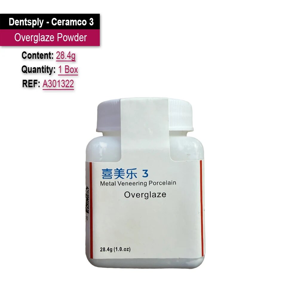Dentsply Sirona Ceramco 3, порошок для глазури, шпоновая фарфоровая глазурь, жидкость для восстановления зубов, керамический материал, модель жидкости E/U
