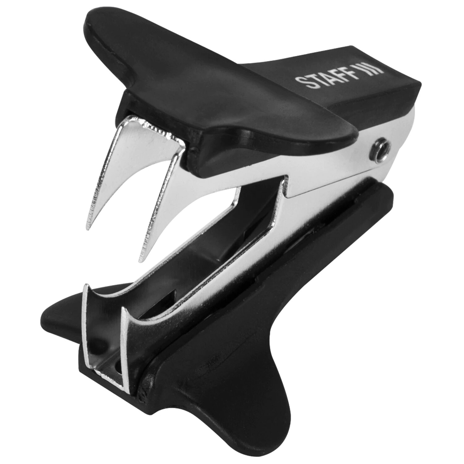 Антистеплер для скоб № 10 и № 24/6, STAFF "EVERYDAY", черный, 224628, 2шт.