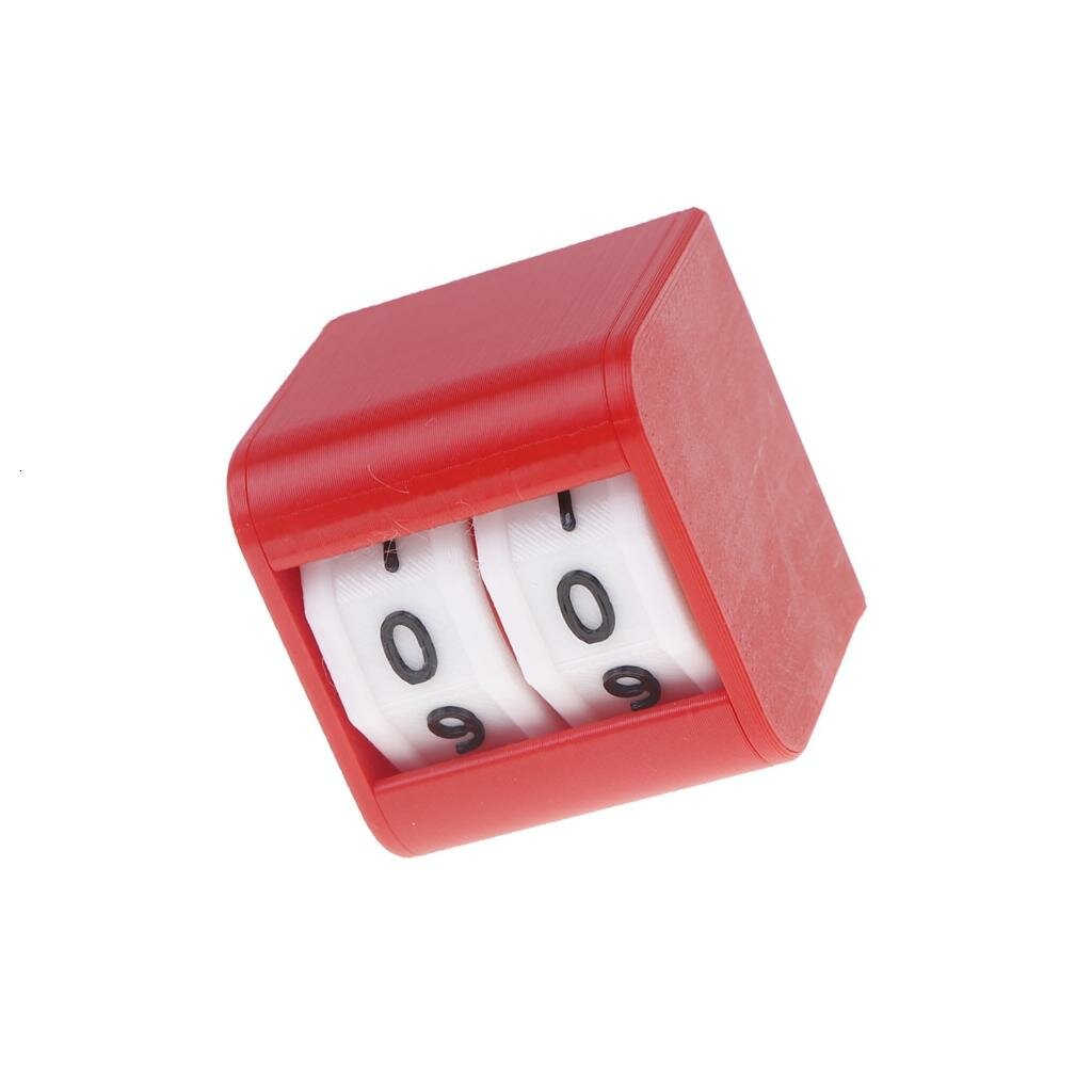 Счетное табло настольной игры-двухзначное-красное