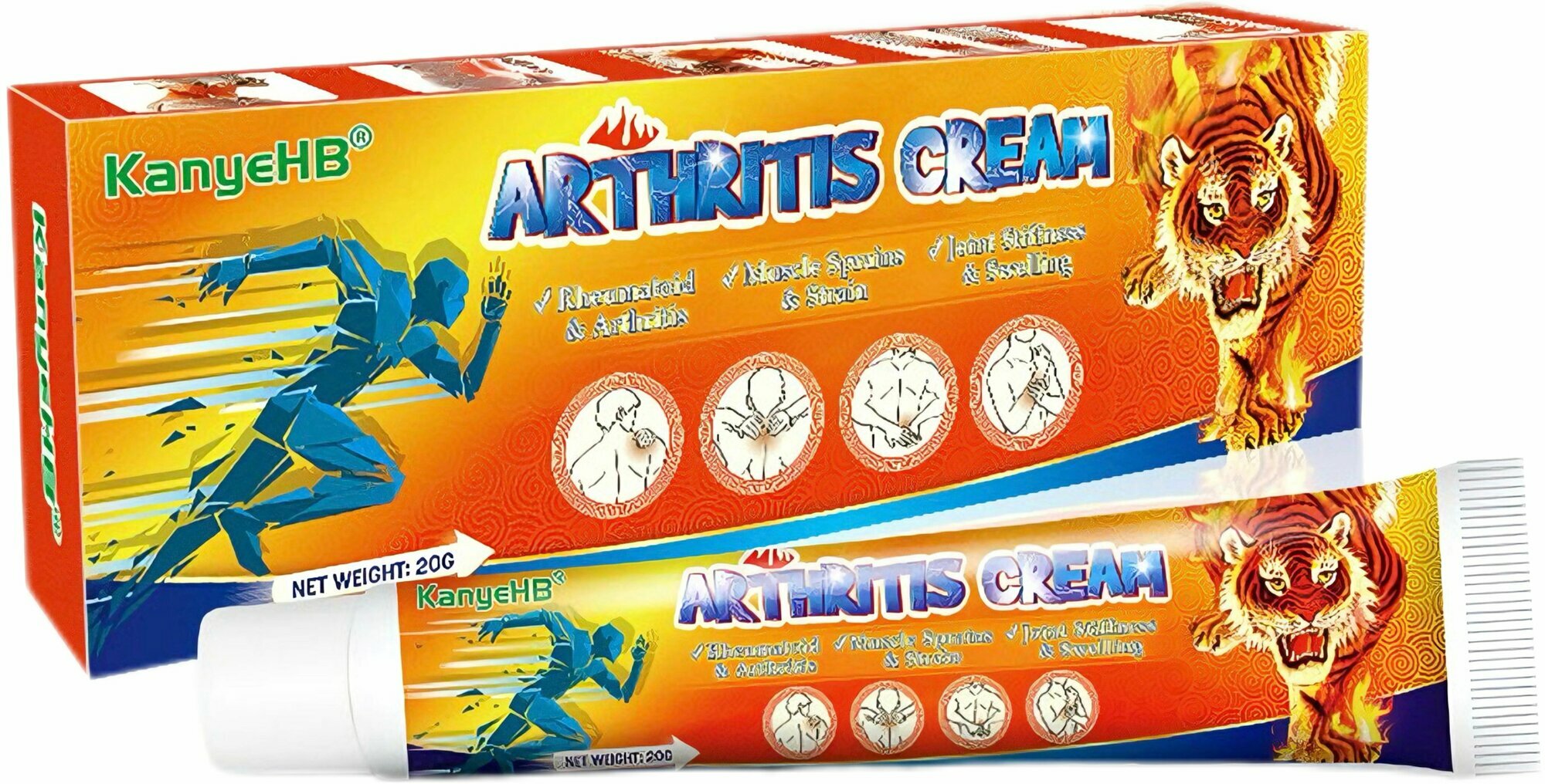 Крем мазь для ухода за коленями, поясницей и шеей, 20 гр Sumifun