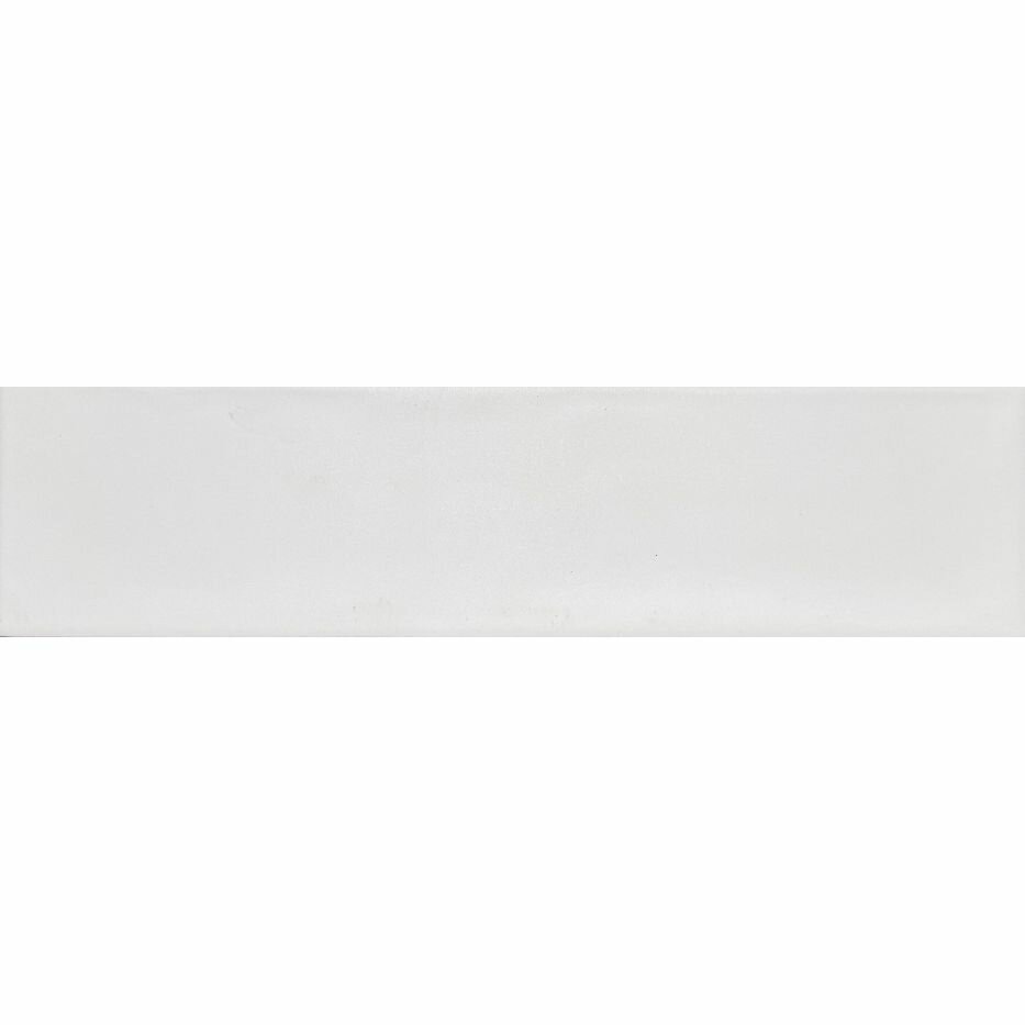Керамическая плитка Staro Smile Tile Fabia White 7,5x30 см матовая белая для стен