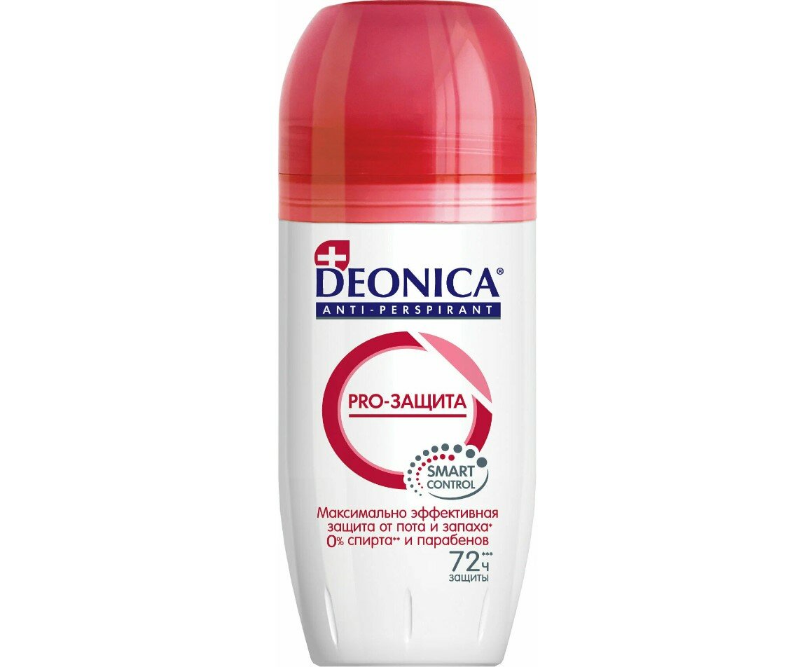 Антиперспирант Deonica "Pro-защита", ролик, 50 мл